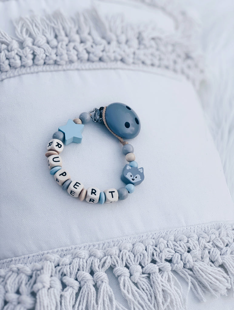 My Personalised Dummy Chain – Miss P & Co